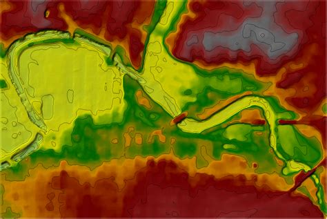 using cross section data to modify improve the terrain model