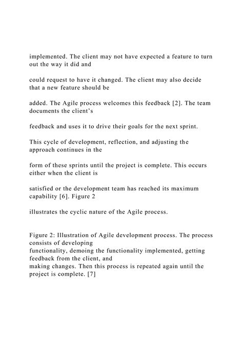 Xxxx Xxxxxxxx 1 The Agile Development Process Docx