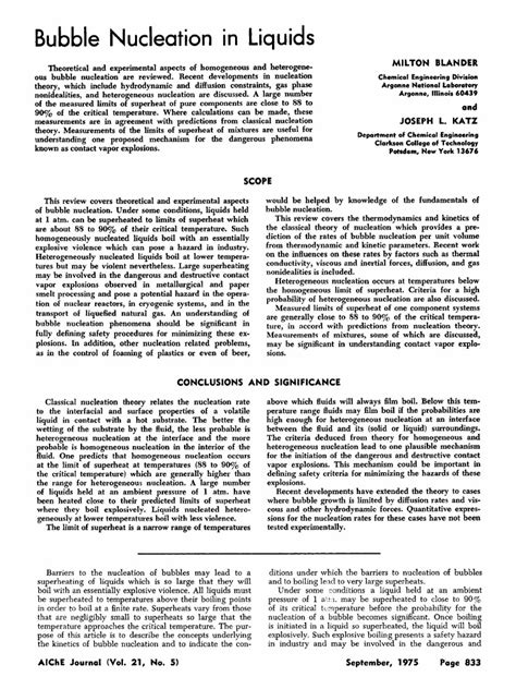 Blander 1975 Pdf Boiling Nucleation