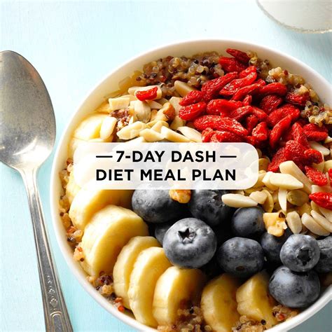 7 Day Dash Diet Meal Plan Artofit