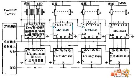 4 Direct Drive LCD Display Circuit Diagram Control Circuit Circuit Diagram SeekIC Com