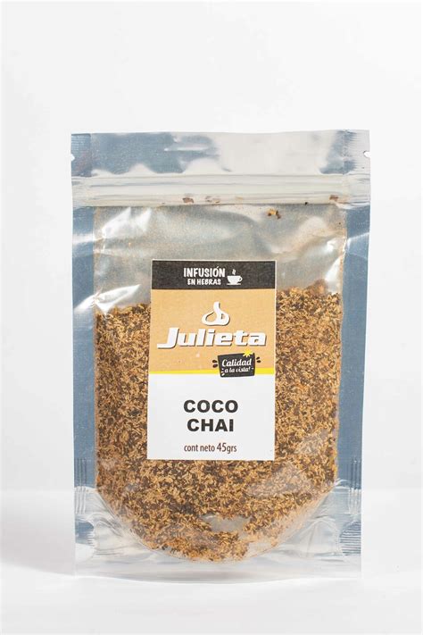 Infusion Julieta Coco Chai Productos Julieta