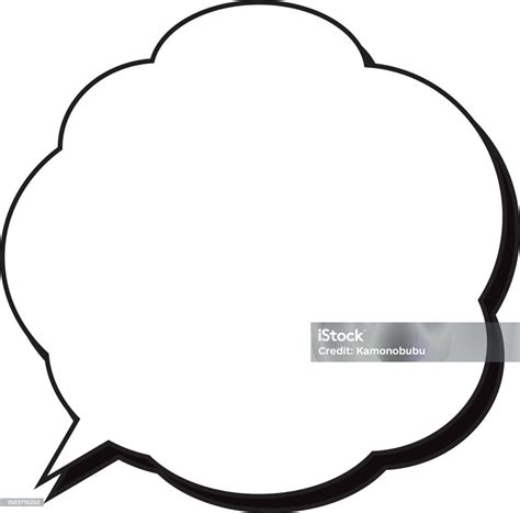 그림자가 있는 구름 모양의 말풍선 흰색으로 칠해져 있다 걱정하는에 대한 스톡 벡터 아트 및 기타 이미지 걱정하는 구름 그림자 Istock