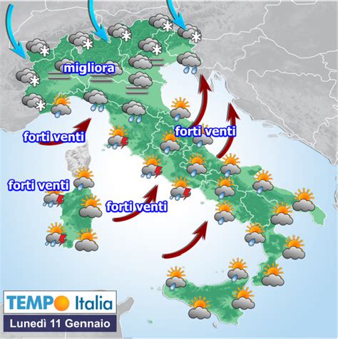 Cartina Meteo Italia Oggi Cartina