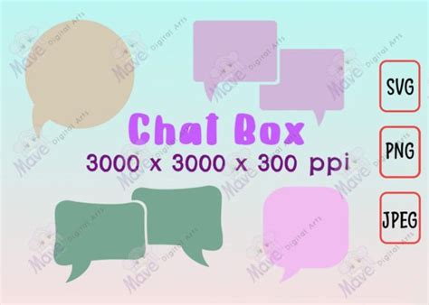 Chat Conversation Box Graphic By Mave Digital Arts · Creative Fabrica