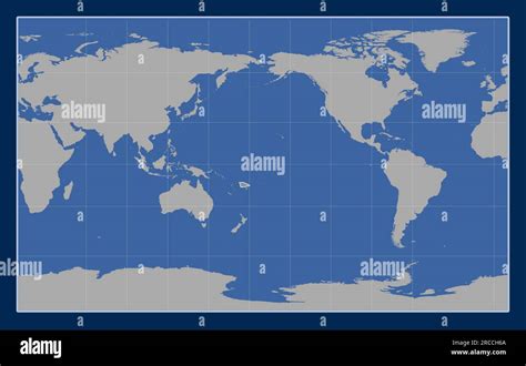 Shape Of The Balmoral Reef Tectonic Plate On The Solid Contour Map In The Compact Miller