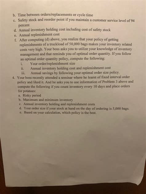 Solved Model With The Fixed Quantity Inventory Model Using