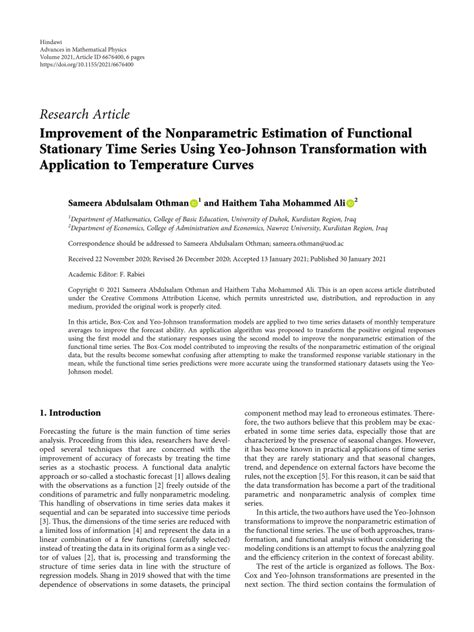 Pdf Improvement Of The Nonparametric Estimation Of Functional