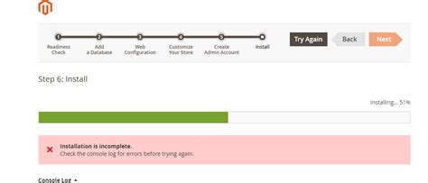How To Fix Magento 235 P1 Installation Error Installation Incomplete Latest Blog