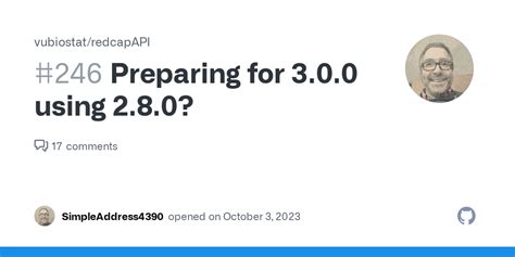 preparing for 3 0 0 using 2 8 0 · issue 246 · vubiostat redcapapi · github