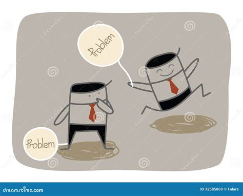 Dealing With Problem Stock Vector Illustration Of Decision 32585869