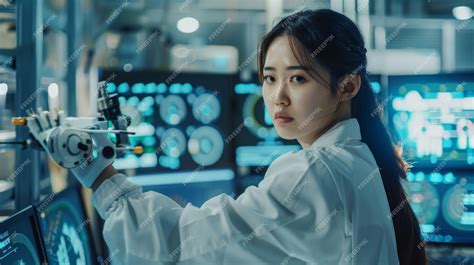 Premium Photo Developing Realtime Monitoring Software By Manufacturing Automation Robot Arms