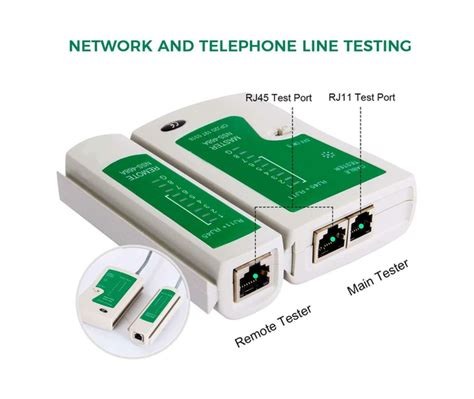 Rj45 Network Cable Tester Cat5e Cat6 Rj11 Ethernet Lan Pc Wire Lead