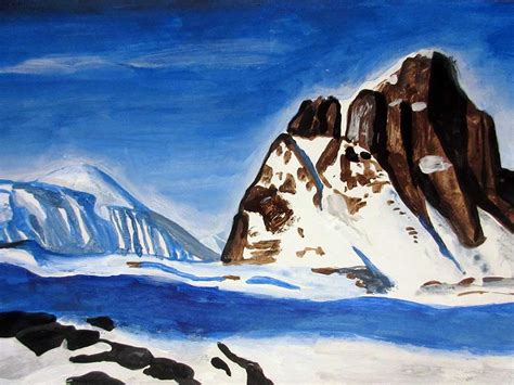 Rockwell Kent Morning Noon And Night Acrylic On Paper