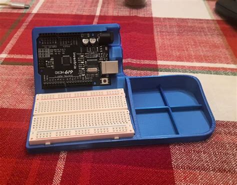 Make Of Breadboard Arduino Uno Holder By Fantasyland Sheriff Download Free Stl Model