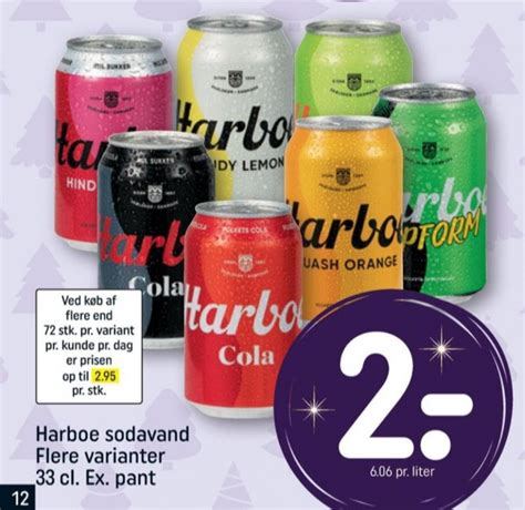 Harboe Zero Cola Rema 1000 December 2022 Alle Tilbudsavis