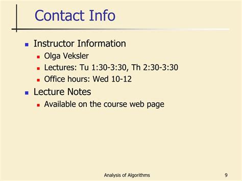 Ppt Cs2210 Data Structures And Algorithms Lecture 1 Course Overview