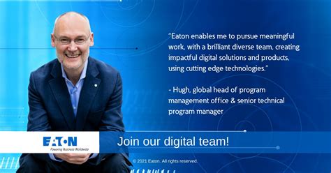 Eaton On Linkedin Digitaltransformation Lifeateaton Careers Applynow