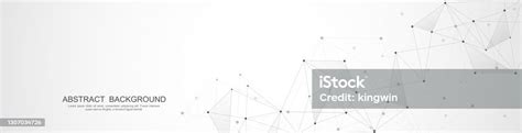 추상적인 다각형 배경과 점과 선을 연결하는 웹 사이트 헤더 또는 배너 디자인 글로벌 네트워크 연결 텍스트에 대한 신경질 배경과 공간을 가진 디지털 기술 벡터에 대한 스톡