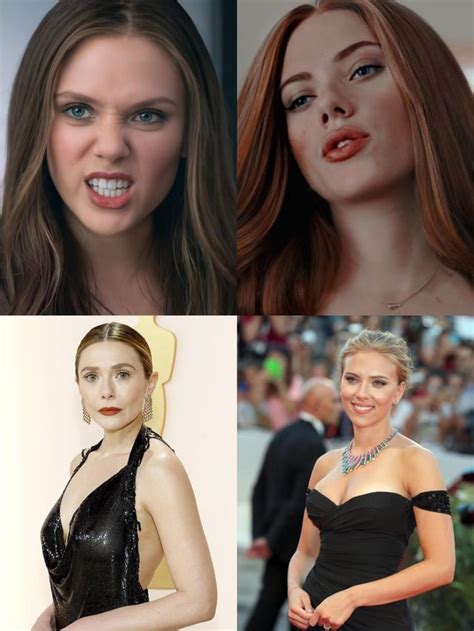 Elizabeth Olsen Vs Scarlett Johansson Rcelebbattles