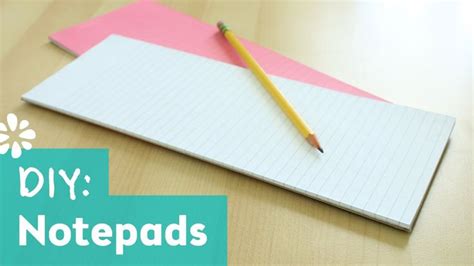 Diy Custom Notepads Tutorial