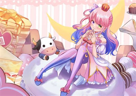 Candy Princess With Her Bulter Scrolller