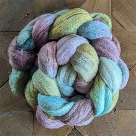 Rambouillet Combed Top In Mystic Forest Rambouillet Wool Rambouillet