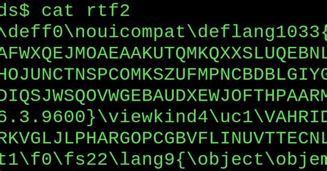 Analyzing Rtf Malware Downloaders