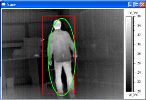 A Detection Sample The Rectangle Is The Human Detection Result In The Download Scientific