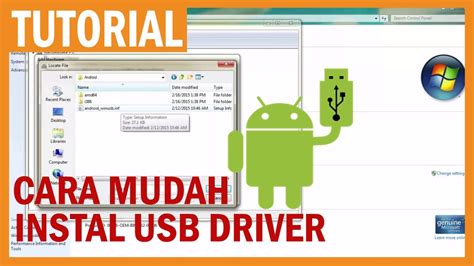 Cara Mudah Instal USB Driver Android YouTube