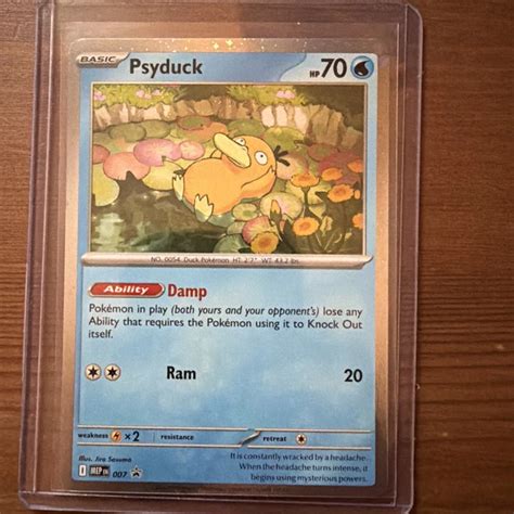 Psyduck Mep 007 Pokémon Tcg Mega Evolution Black Star Promo Pokemon Card £19 77 Picclick Uk