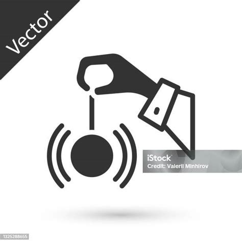 흰색 배경에 격리 된 회색 최면 아이콘 나선형 최면 홍채와 인간의 눈 벡터 강렬하고 밝은 색상에 대한 스톡 벡터 아트 및 기타 이미지 강렬하고 밝은 색상 개념 곡선