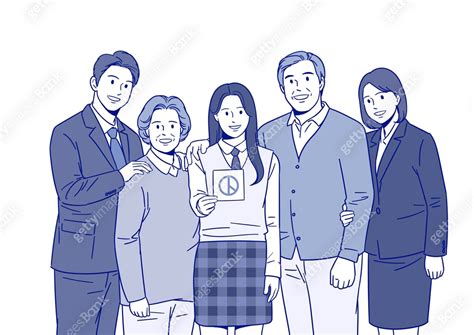 라인아트 일러스트기법 선거 투표 선거 유권자의날 주제 투표자등록 선거 투표용지 캠페인 민주주의 정치 이미지 Jv14147282 일러스트