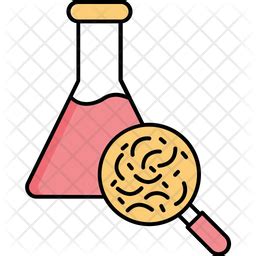 Bacteria Test Icon Download In Colored Outline Style