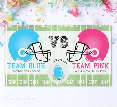 Paper Party Supplies Paper Blue Baby Sex Announcement Personalized Scratch Card A6 Etna Com Pe