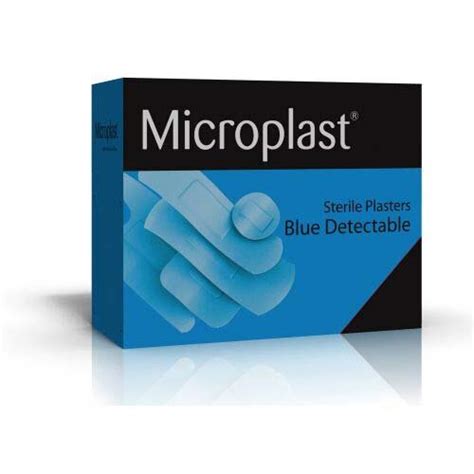 Blue Dot Plasters Blue Detectable Assorted Sizes Pack 100 Uk