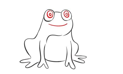 آموزش مرحله به مرحله نقاشی قورباغه کودکانه