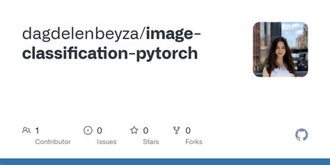 Github Dagdelenbeyzaimage Classification Pytorch