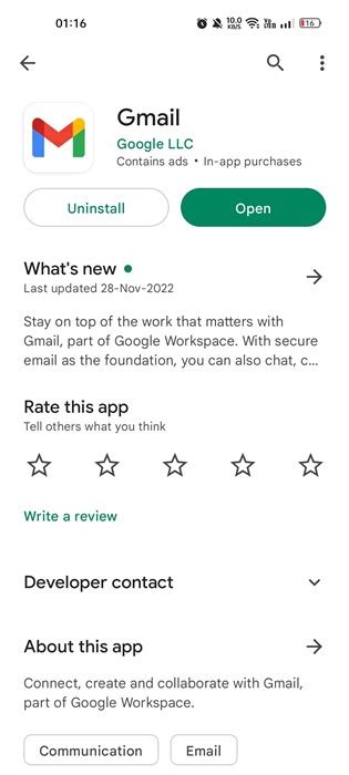 Ways To Fix Unfortunately Gmail Has Stopped