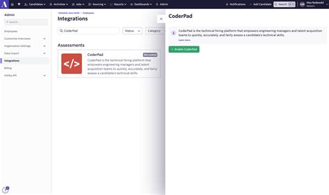 Ashby For Interview Interview Integration Coderpad Interview Docs