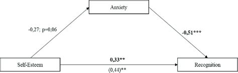Mediation Model Explaining The Relationship Between Self Esteem