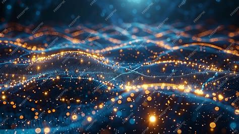 Premium Photo Futuristic Abstract Neural Network Cybersecurity Illustration Generative Ai