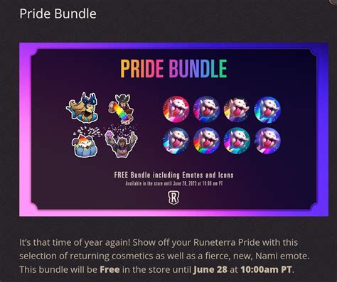 Is The Free Pride Bundle Not Supposed To Be In Store Yet R