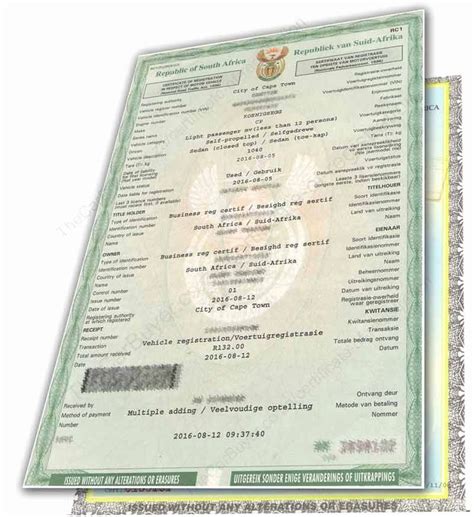 Certificate Of Origin For A Vehicle Template Toptemplatemyid