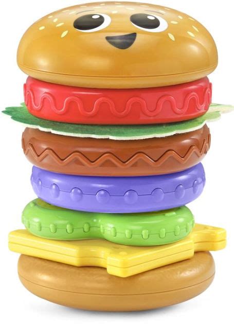 leapfrog® stack and spin shapes hamburger by vtech barnes and noble®