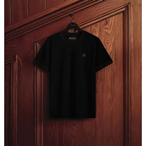 Jual Rucas Tailor Essentials Rib Black Gold Shopee Indonesia