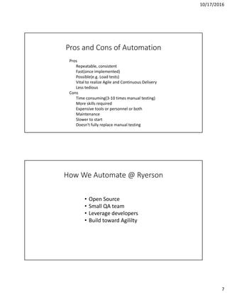 How To Build A Fully Open Source Test Automation Framework PDF Computer Software And