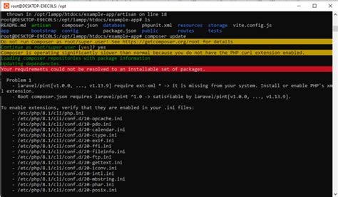 Error Require Ext Xml In Ubuntu Command Composer Update Or Install CmsGalaxy