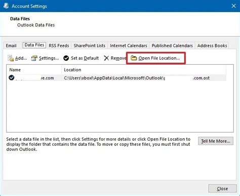 How To Fix Outlook Data File Cannot Be Accessed Microsoft Watch