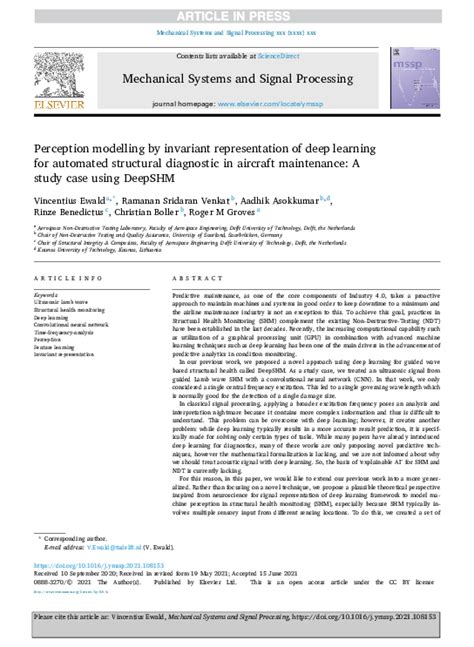 Pdf Perception Modelling By Invariant Representation Of Deep Learning For Automated Structural